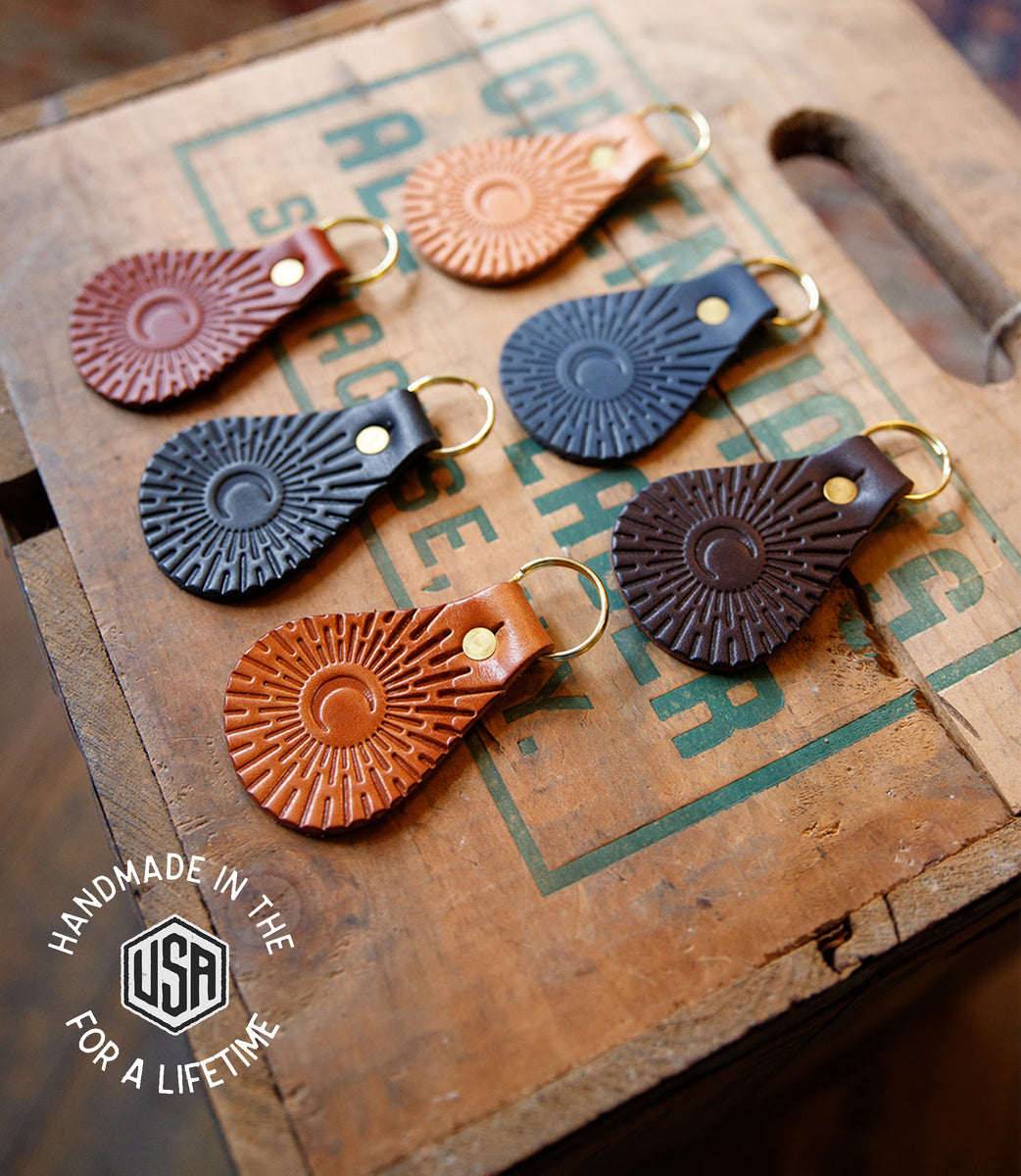 Handmade Leather Key Fobs - USA MADE – The Local Branch