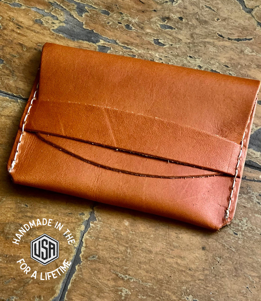 Handcrafted Leather Tuck Wallet - USA MADE – The Local Branch