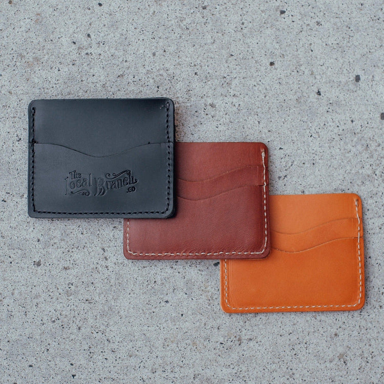 slim wallets leather