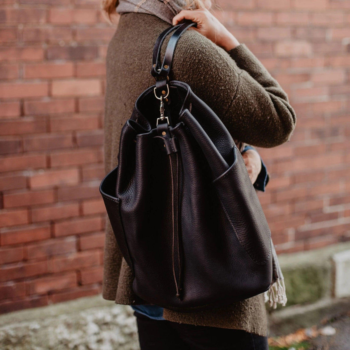 Handcrafted Leather Backpack - USA MADE – The Local Branch